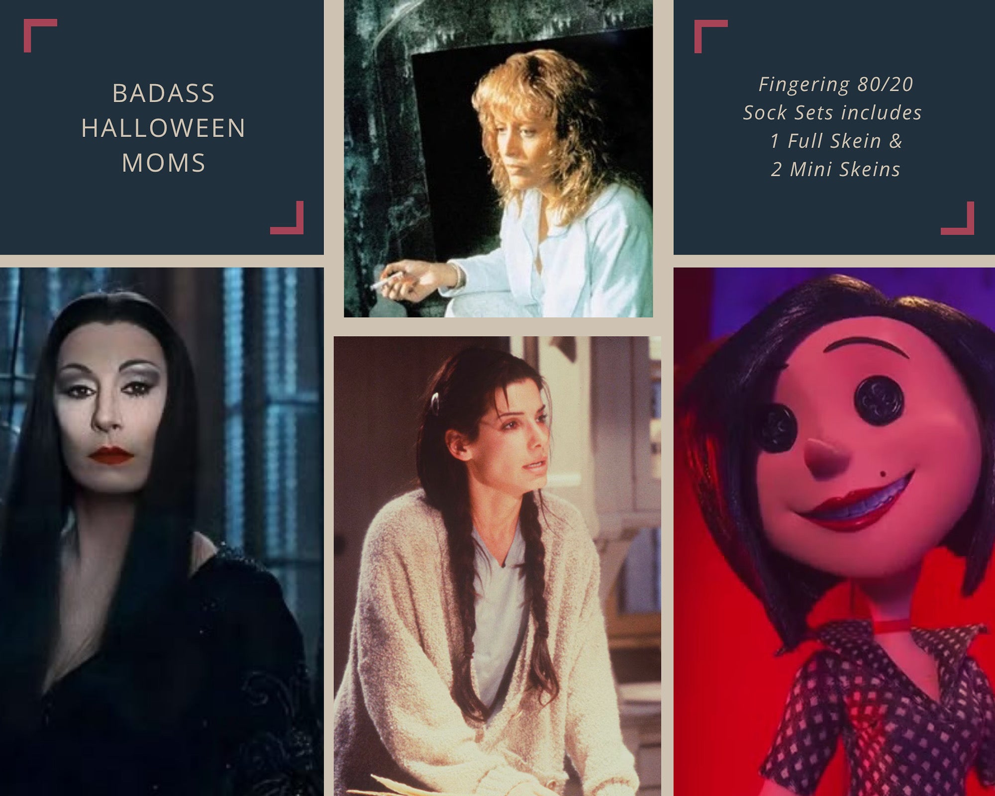 Badass Halloween Moms Sock Sets – That Yarn Habit